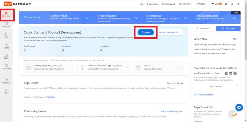 Tuya: IoT Cloud Platform - ProjectHub